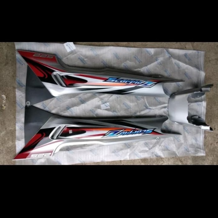 Jual cover bodi body belakang scorpio z full striping | Shopee Indonesia