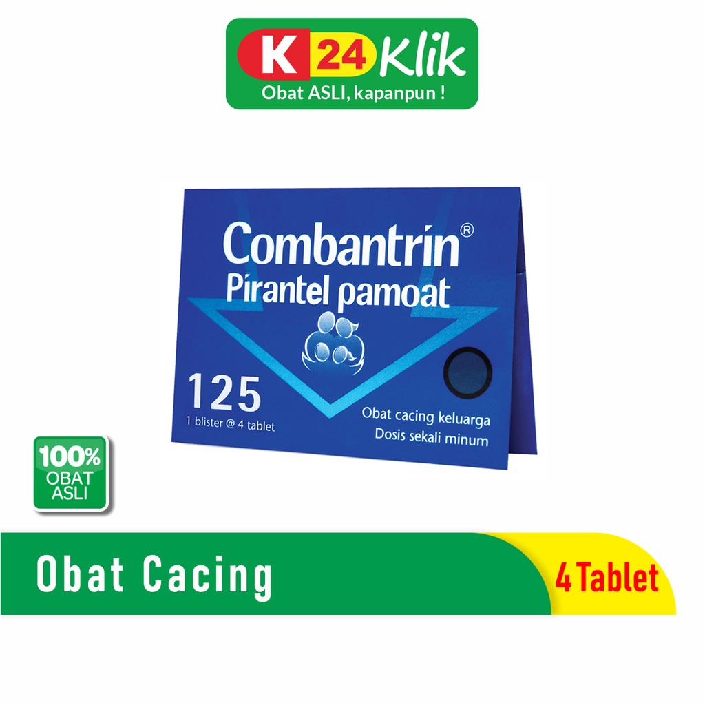 Jual Combantrin 125Mg 1 Strip (4 Tablet) | Shopee Indonesia