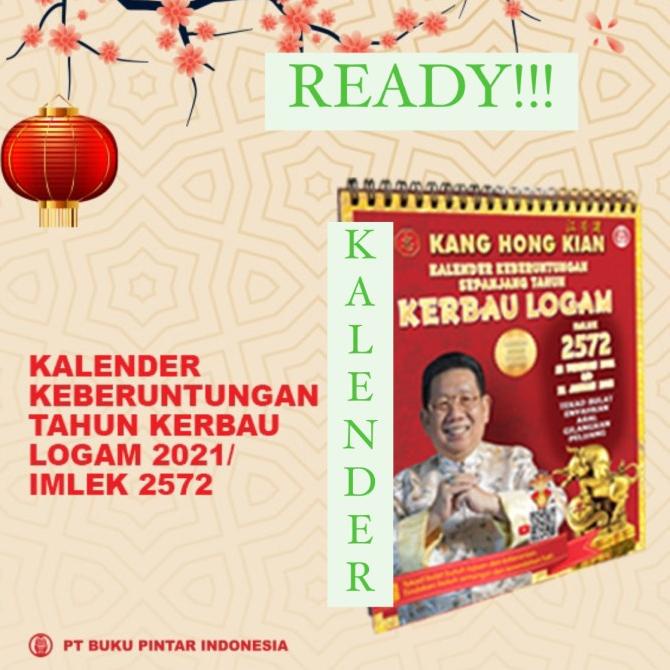 Jual Ready Kalender 2021 Hongsui Fengsui Kang Hong Kian Kerbau Logam ...