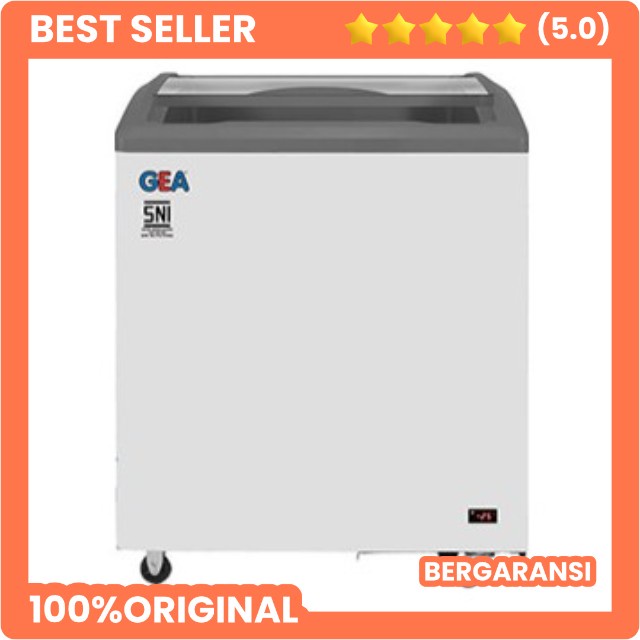 Jual GETRA FREEZER GEA SD-165 PINTU KACA CEMBUNG GESER SLIDING FREEZER ...