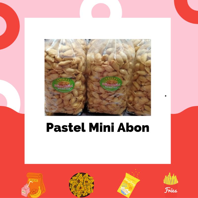 Jual Pastel Mini Isi Abon - Pastel Mini Abon - Snack Jajan Kiloan ...