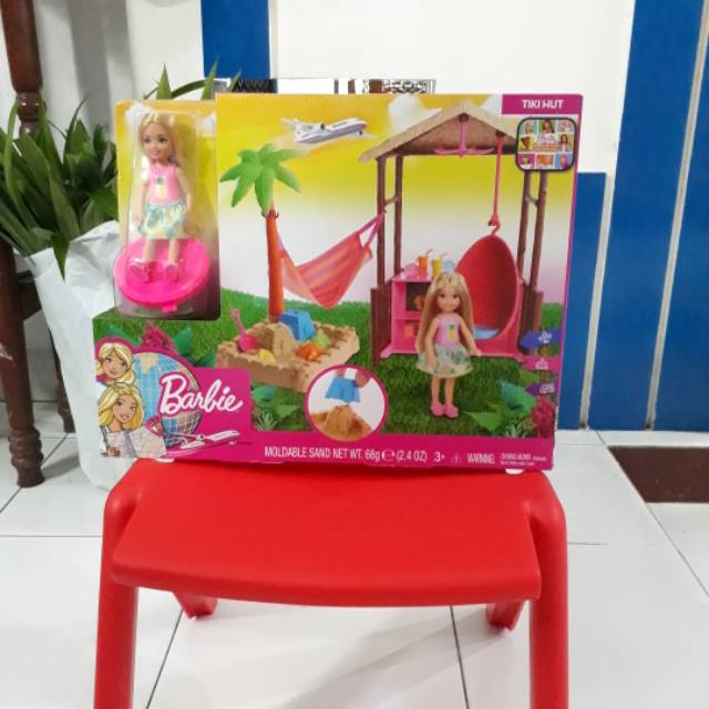 Jual Barbie Travel Tiki Hut playset | Shopee Indonesia