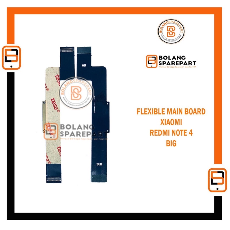 Jual FLEXIBLE FLEXIBEL BOARD MAIN BOARD XIAOMI REDMI NOTE 4 BIG SOKET ...