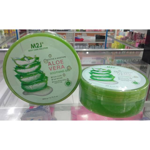 Jual M2J SOOTHE & MOISTURE ALOE VERA SHOOTHING GEL 200G | Shopee Indonesia