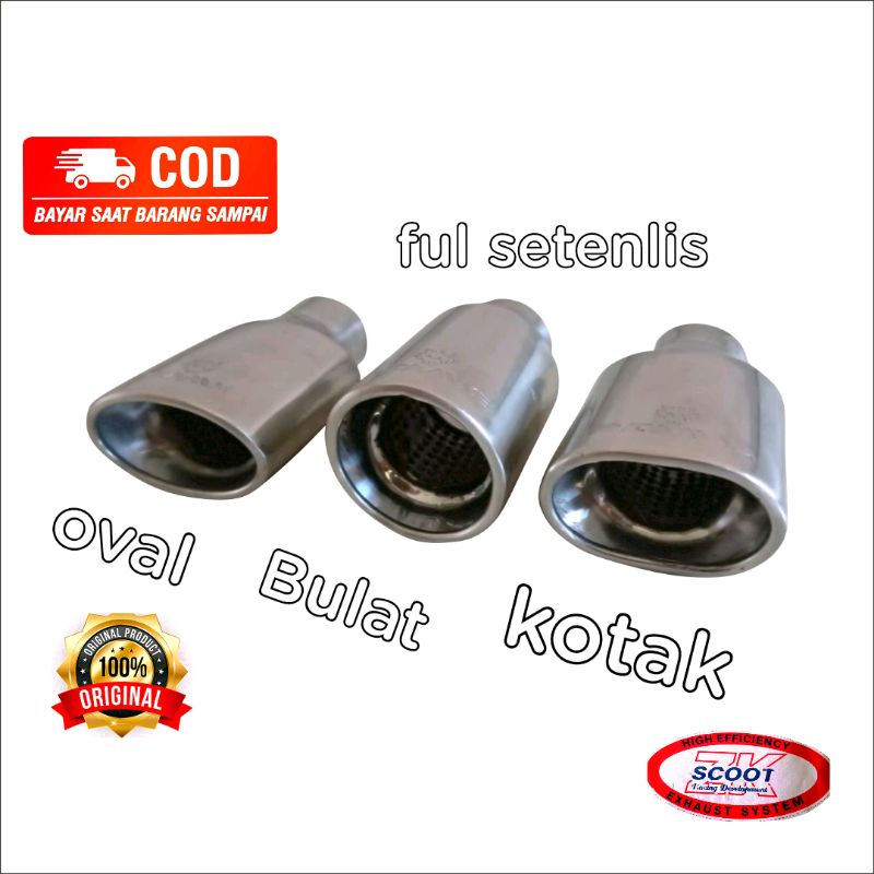 Jual UJUNG VARIASI KNALPOT MOBIL FUL SETENLIS ANTI KARAT/KROPOS BISA ...