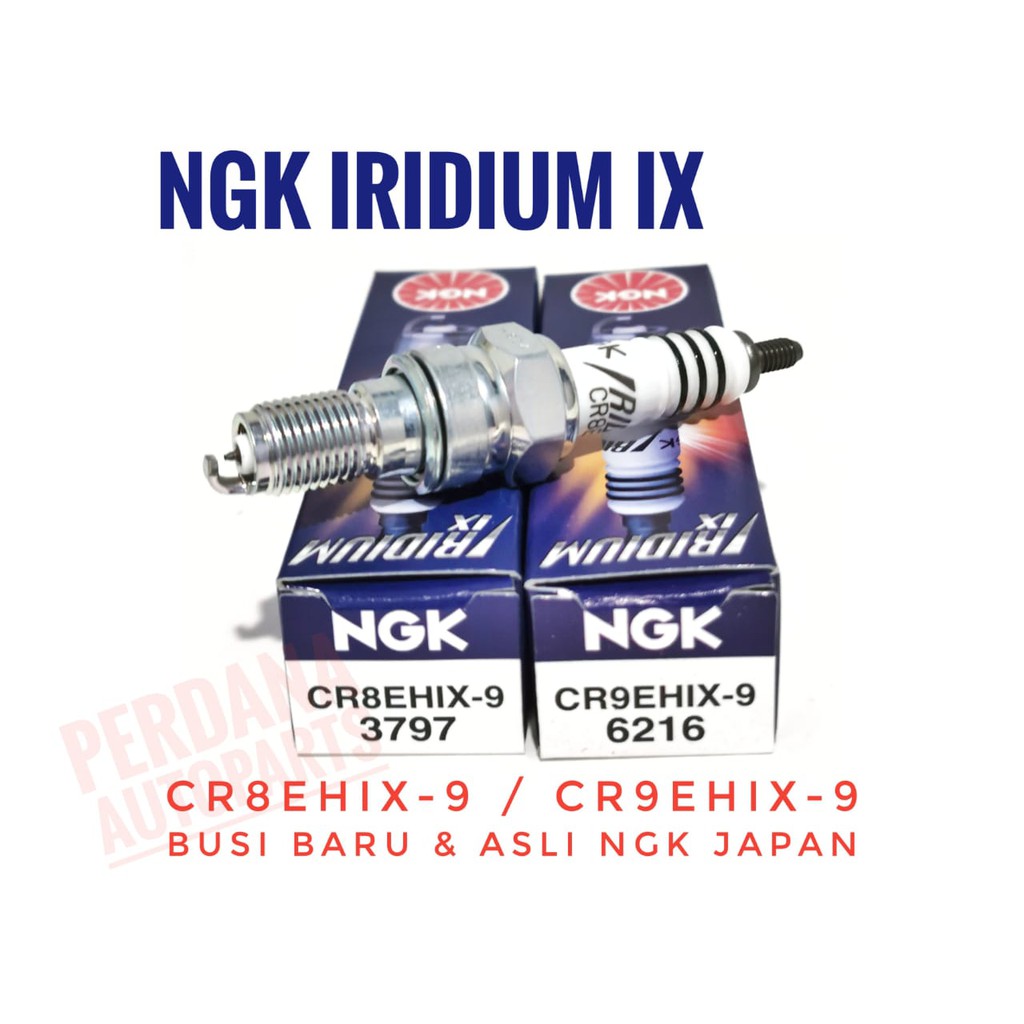 Jual Busi NGK Iridium IX CR8EHIX-9 (IUH24) atau CR9EHIX-9 (IUH27D) Asli Original NGK Japan Vario ...