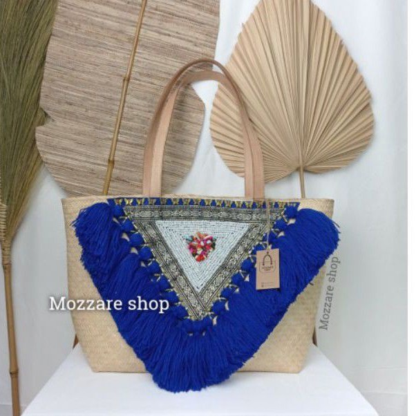 Jual tas rotan bali tas piknik handmade tas pantai bali | Shopee Indonesia
