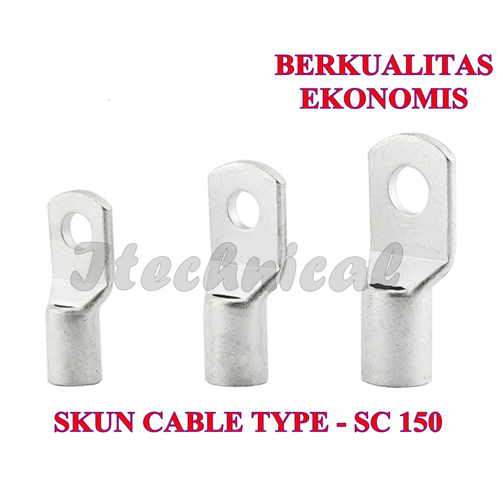 Jual KABEL SKUN SC 150 / CABLE LUG SC-150 / SEKUN SC TYPE RING | Shopee ...