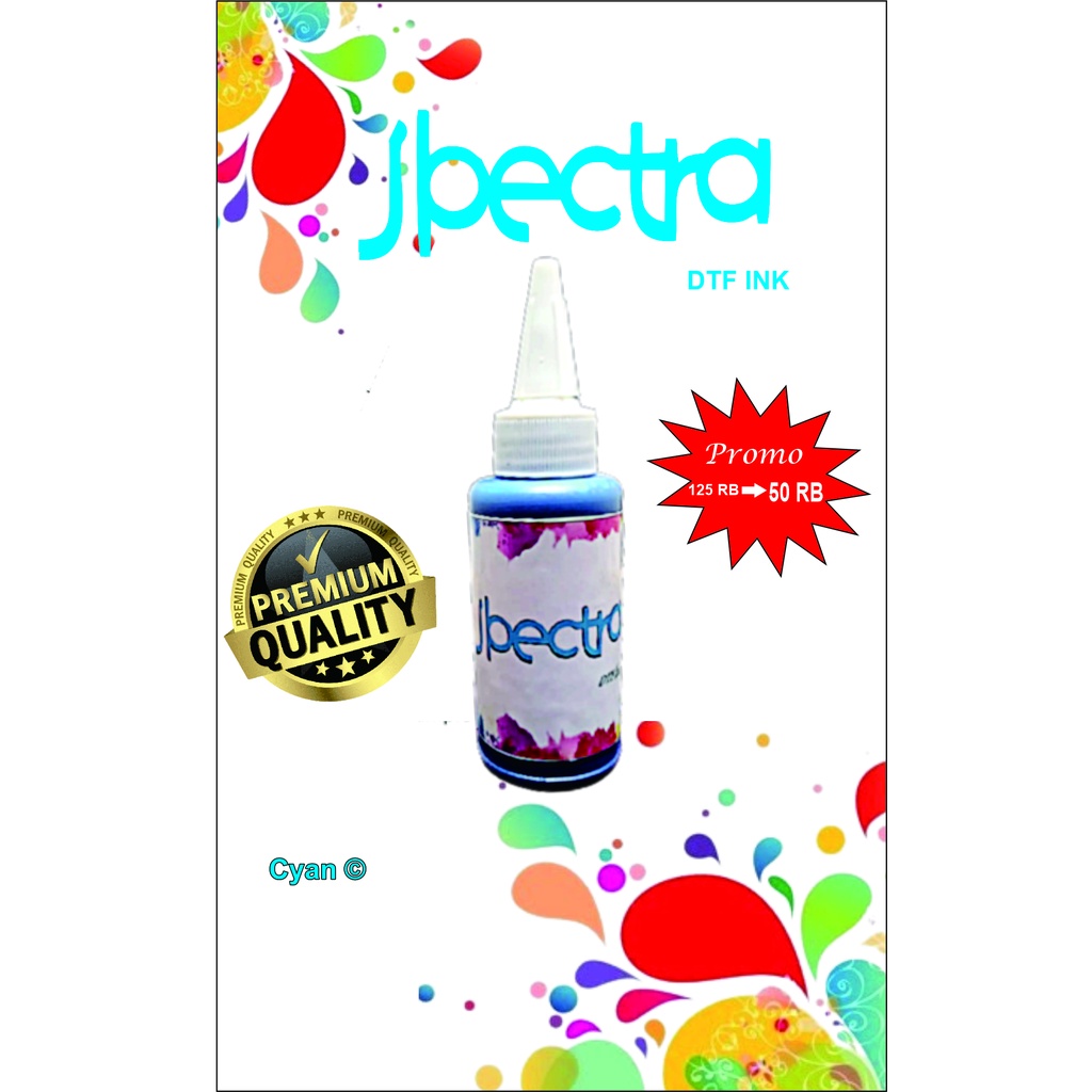 Jual Tinta DTF Spectra 100ml Tinta Sablon Digital | Shopee Indonesia