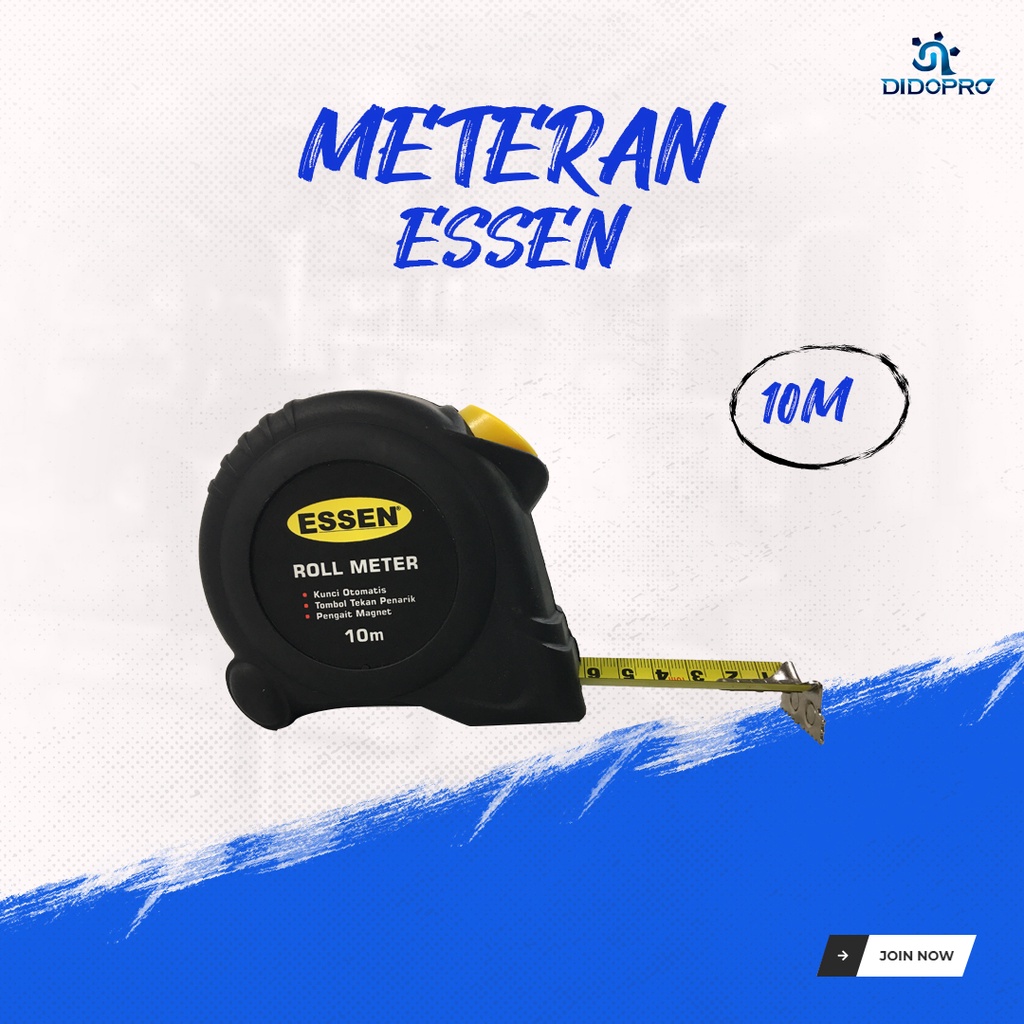 Jual METERAN 10M ESSEN / Auto stop Meteran Otomatis Stop 10M ESSEN ...
