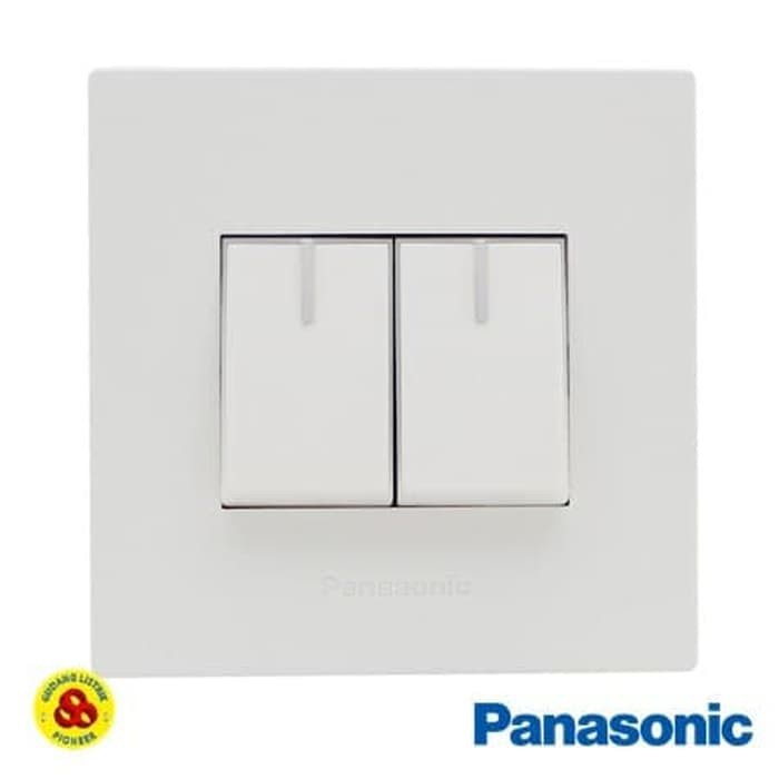 Jual Panasonic Saklar Seri 2G WESJ78029 + WESJ5931 White Style Series ...