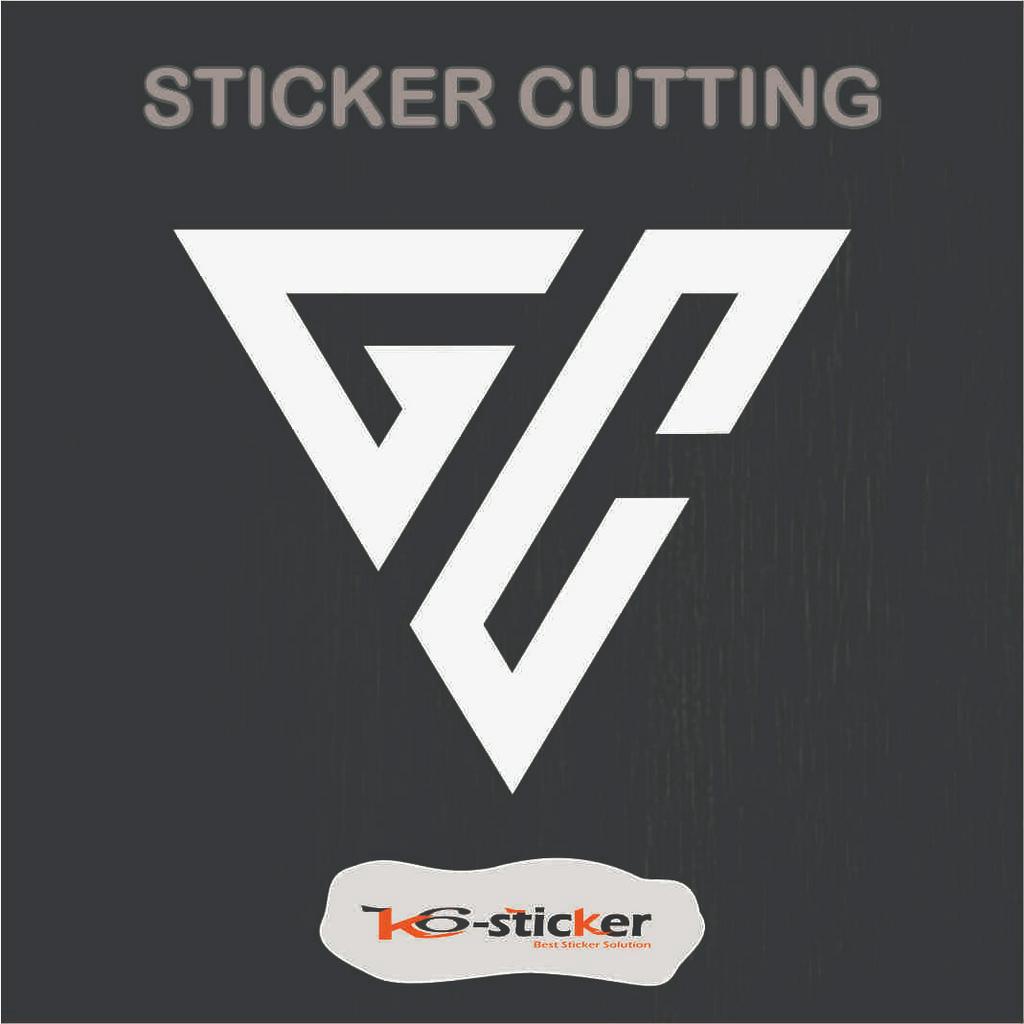 Jual sticker Logo GC stiker VIRAL GC MOTOR HITS CUTTING | Shopee Indonesia