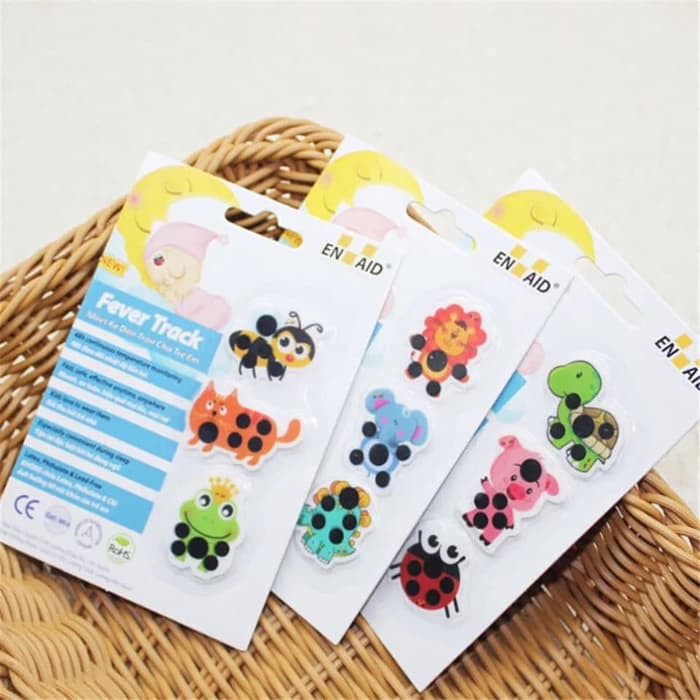 Jual (isi 3 pcs) Stiker Sticker Termometer Tempel Pengukur Suhu Badan ...