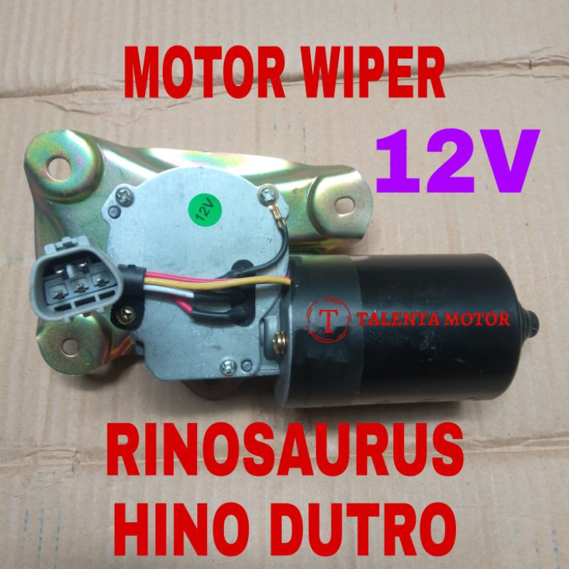 Jual BERGARANSI. MOTOR WIPER SAURUS DAN DUTRO 12V / 12 VOLT / HINO 300 ...