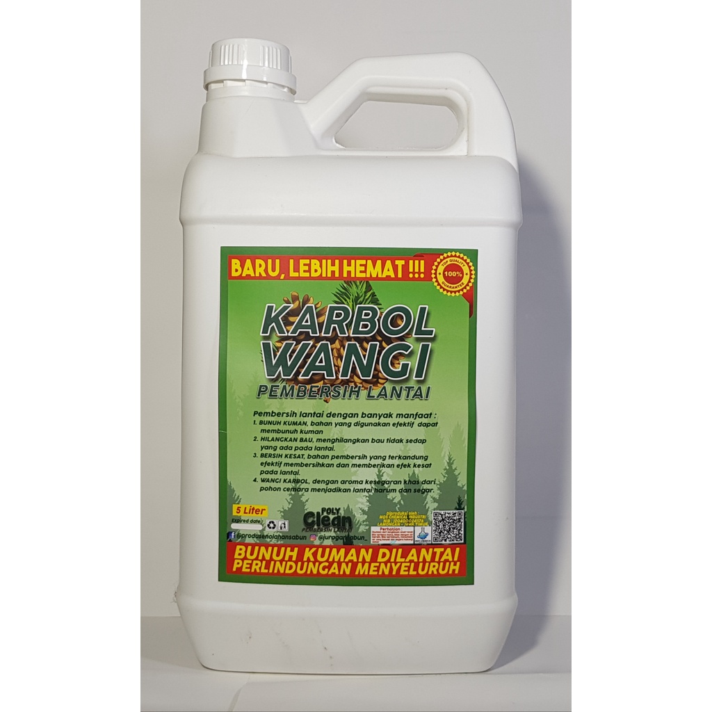 Jual pembersih lantai karbol pinus 5000 ml | Shopee Indonesia