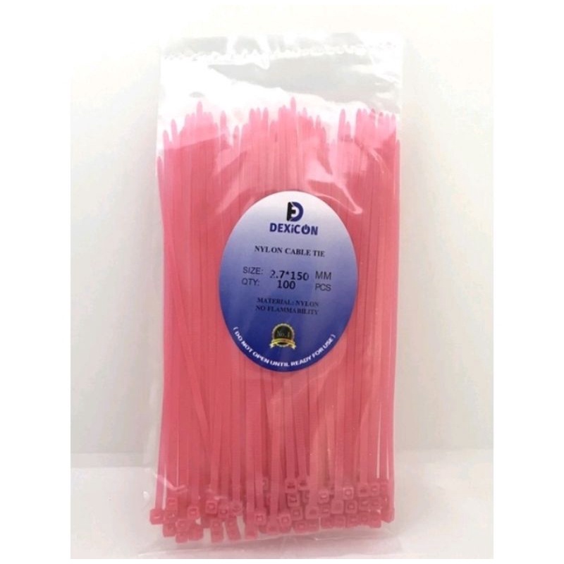 Jual Cable ties kabel tis warna panjang 10cm isi 100 kabel tis velg ...