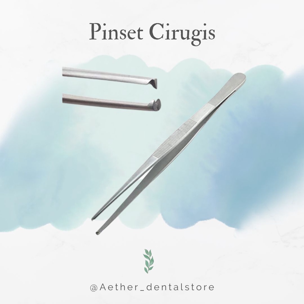 Jual pinset cirugis/ pinset sirugis/ Forceps tissue | Shopee Indonesia