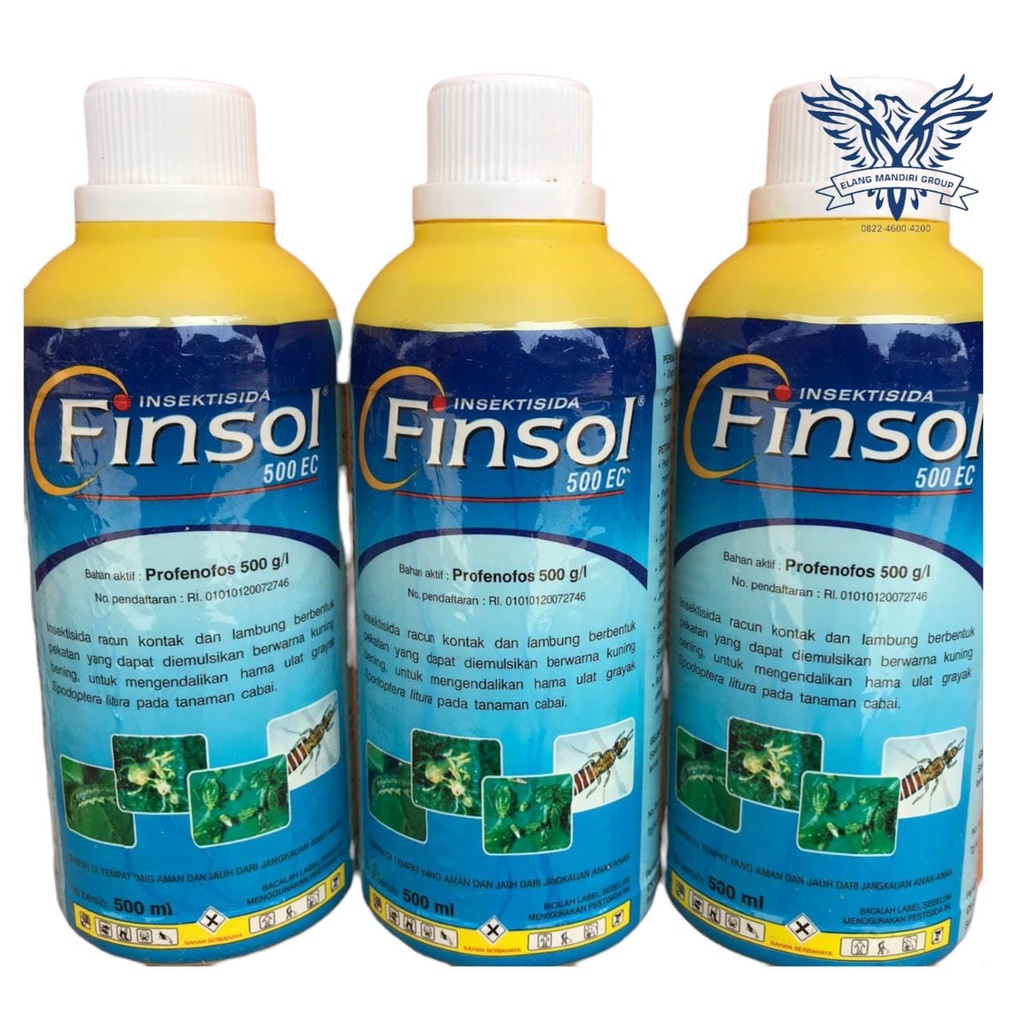 Jual INSEKTISIDA FINSOL 500 EC 500ml PROFENOFOS 500g/l 100% Original ...