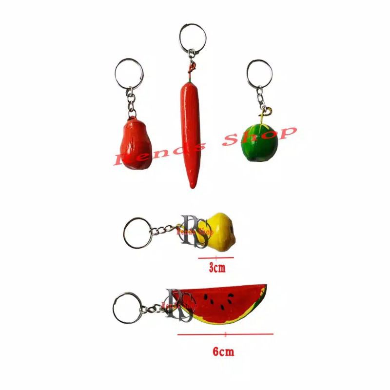 Jual gantungan kunci buah (100 pcs) | Shopee Indonesia