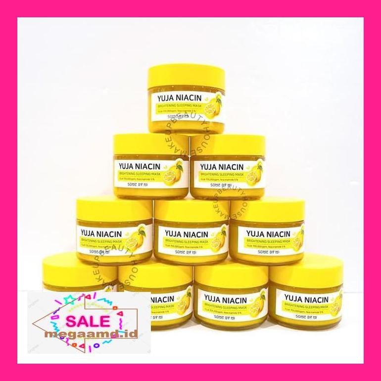 Jual 7Kemas Somebymi Yuja Niacin Brightening Sleeping Mask 60G Full ...
