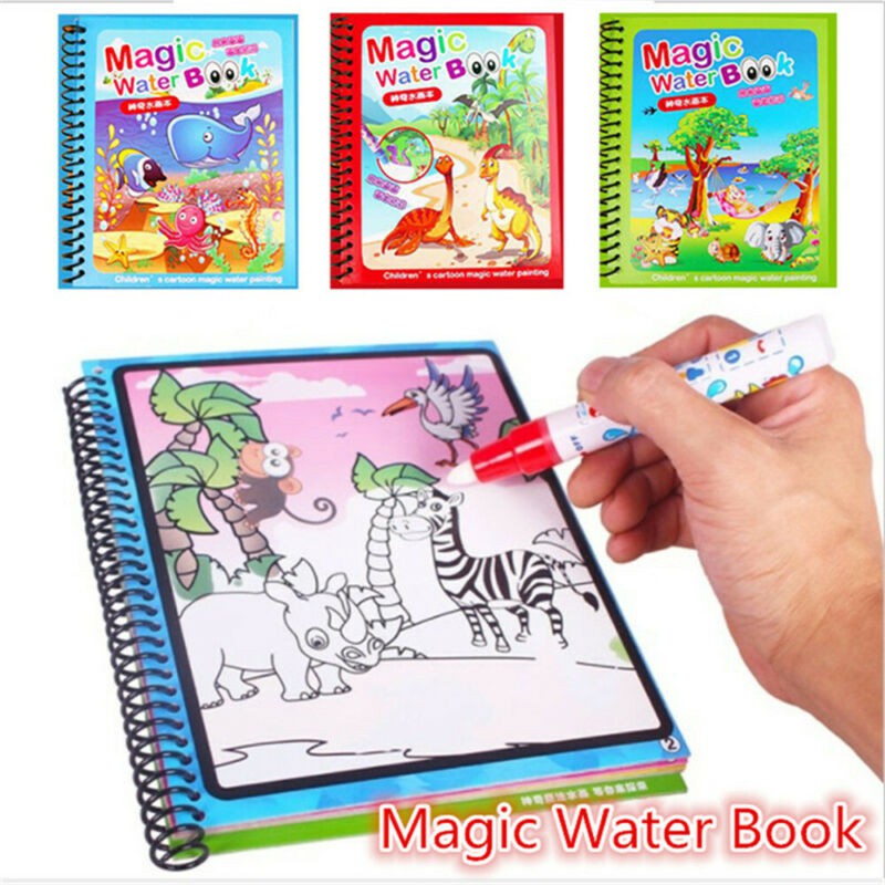 Jual Mainan Belajar Anak Buku Mewarnai Anak Coloring Book Magic Water ...