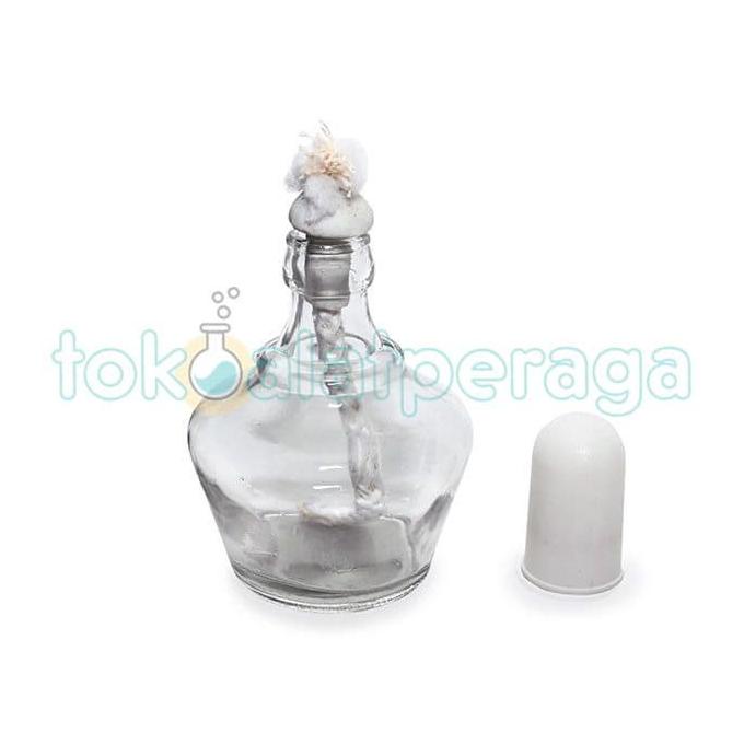 Jual :=:=:=:=] Pembakar Spiritus 100 ml dengan Tutup Plastik, Kaca ...