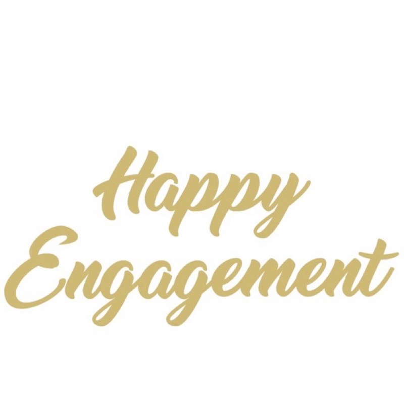 Jual BANNER HAPPY ENGAGEMENT SAMBUNG / BANNER TULISAN LATIN HAPPY ...
