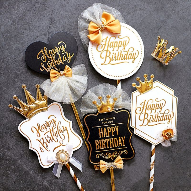 Jual Cake topper happy birthday, cake topper karakter, cake topper ...