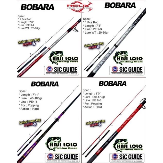 Jual Joran Popping Relix Nusantara BoBara ( Free Umpan Popper / PE Relix Gerong 300M ) SELAMA ...