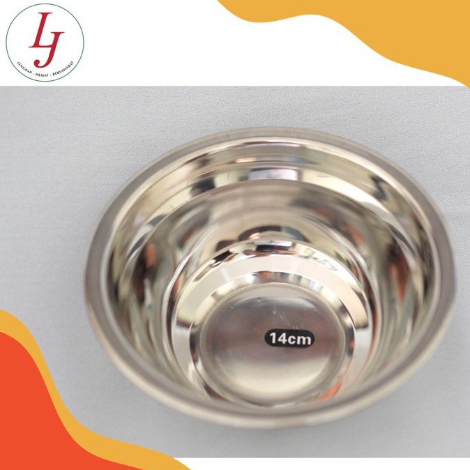 Jual Baskom / Waskom Stainless Steel 18cm Vavinci | Shopee Indonesia