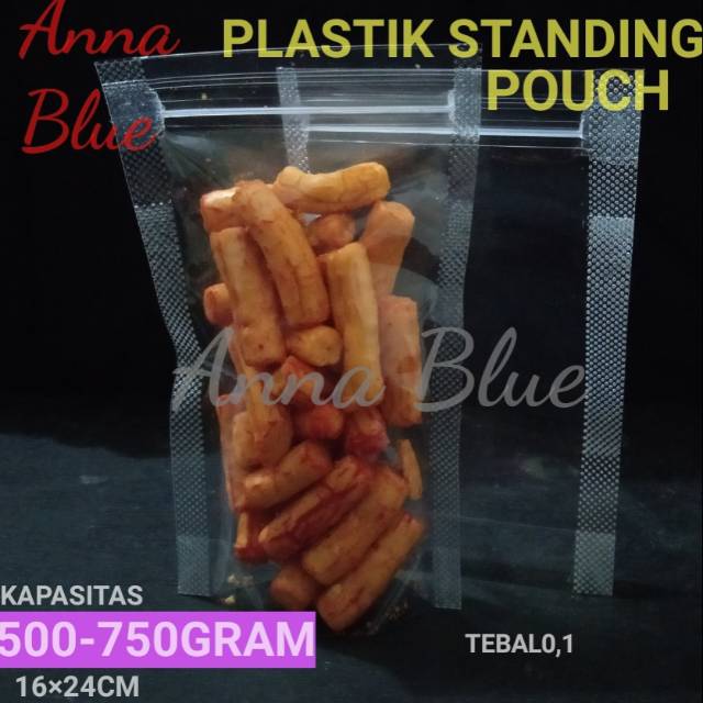 Jual PLASTIK STAND POUCH 500-750GRAM/PLASTIK KEMASAN/PACKAGING | Shopee ...