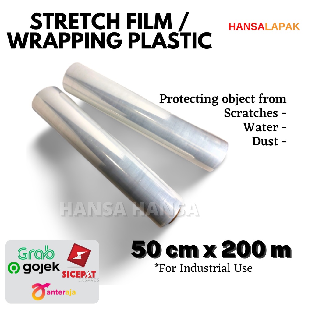 Jual Plastik Wrapping / Plastik Magnetic Bening / Stretch Film 50 cm x ...