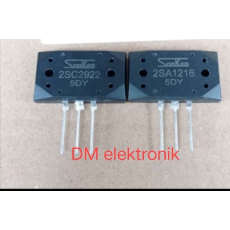 Jual transistor sanken 2sa1216 2sc2922 5dy rrt | Shopee Indonesia