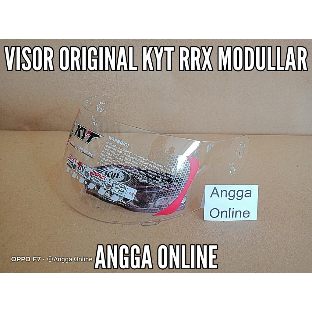 Jual PREMIUM sparepart KYT RRX MODULLAR, Busa helm, kaca helm original ...