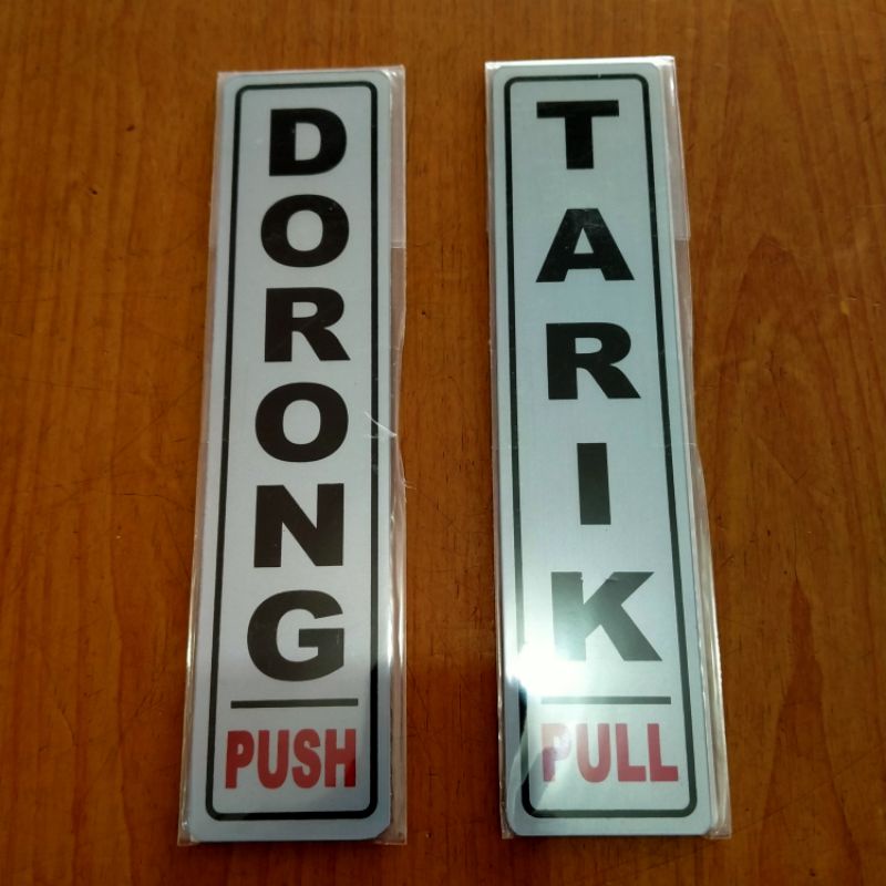 Jual tulisan dorong/tarik dan geser | Shopee Indonesia