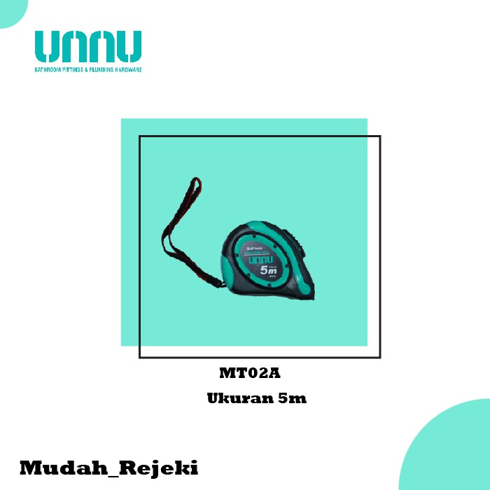 Jual Meteran Measuring Tape MT02A Ukuran 5m (Unnu) | Shopee Indonesia