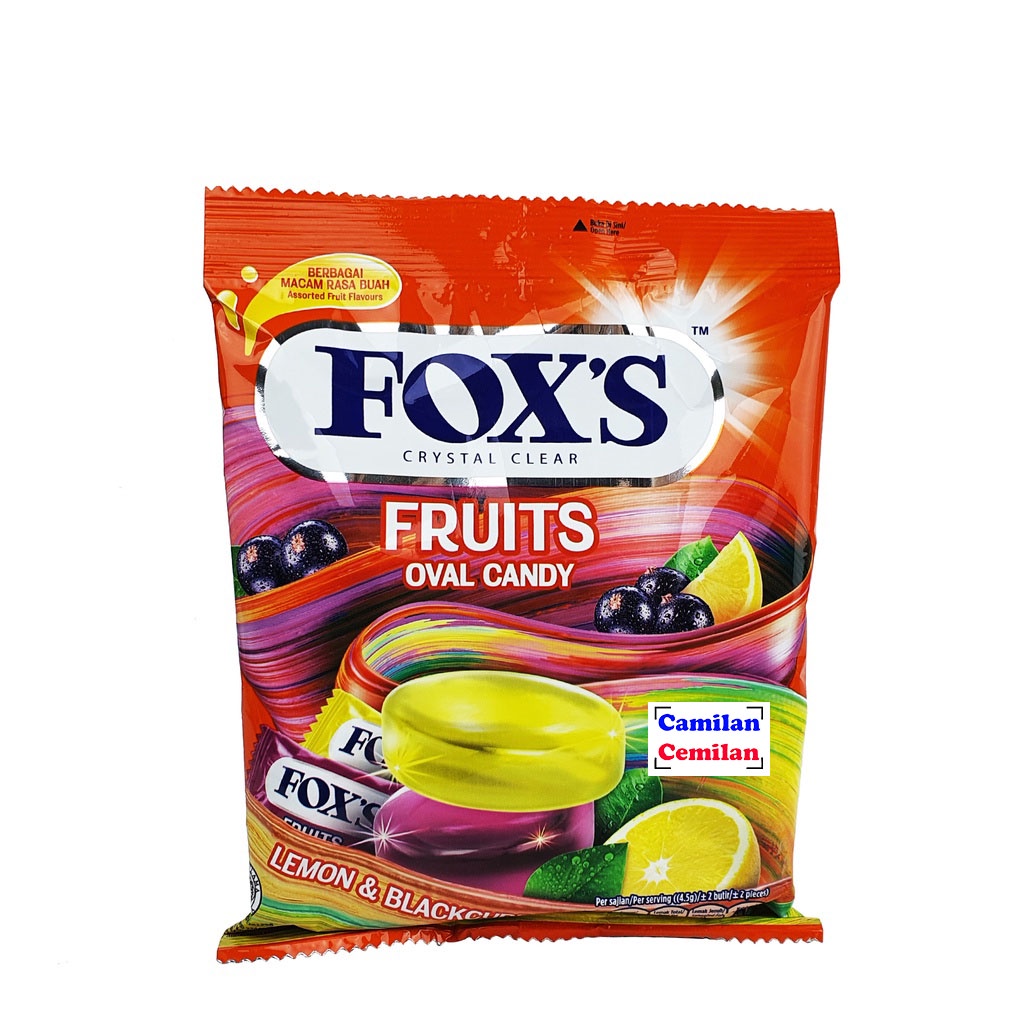 Jual Permen Foxs Fox's Oval Crystal Clear 125 gr | Shopee Indonesia