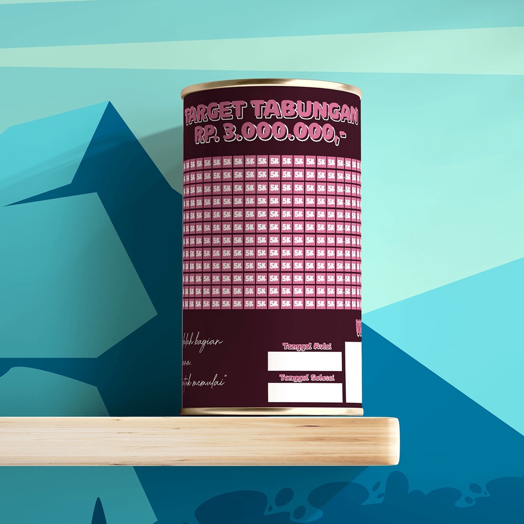 Jual ANEKAGROSIR | CELENGAN TARGET - TABUNGAN KALENG - TABUNGAN VIRAL ...
