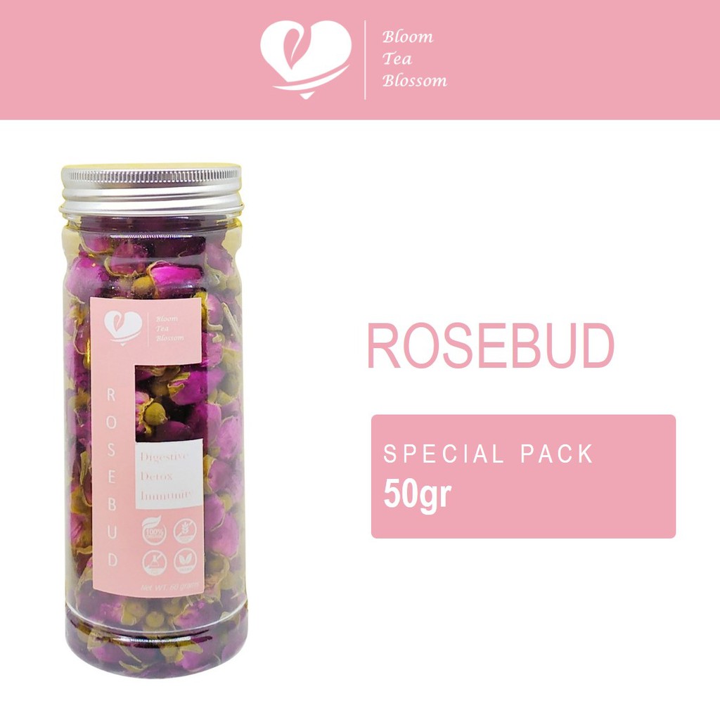 Jual GLARANADI - Teh Bunga Anti Aging / Mawar Kuncup Kering (Rosebud ...