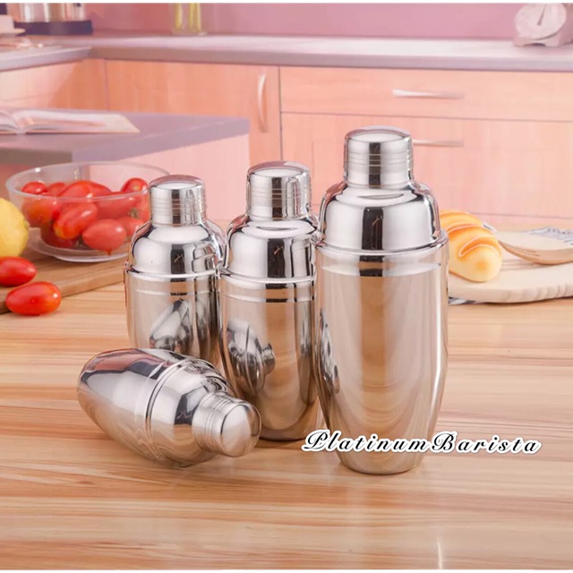 Jual Bartender shaker 250ml 350ml stainless cocktail pengocok minuman ...