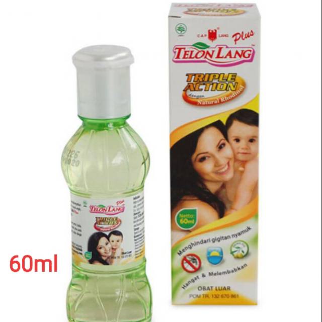 Jual Minyak telon lang plus 60ml/anti nyamuk caplang ori 100% | Shopee Indonesia
