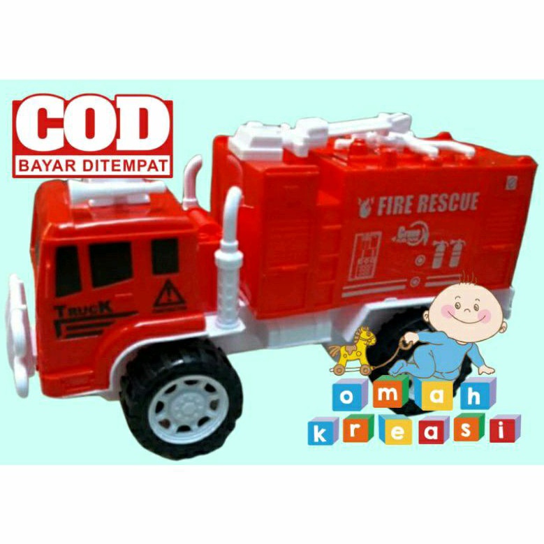 Jual Mainan Anak AK 07 MAINAN MOBIL TRUCK DAMKAR / Mainan mobil pemadam ...