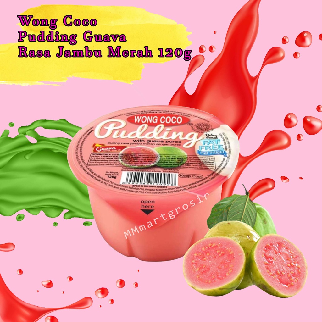 Jual Wong Coco / Pudding Guava / Rasa Jambu Merah dengan Puree / 120g ...