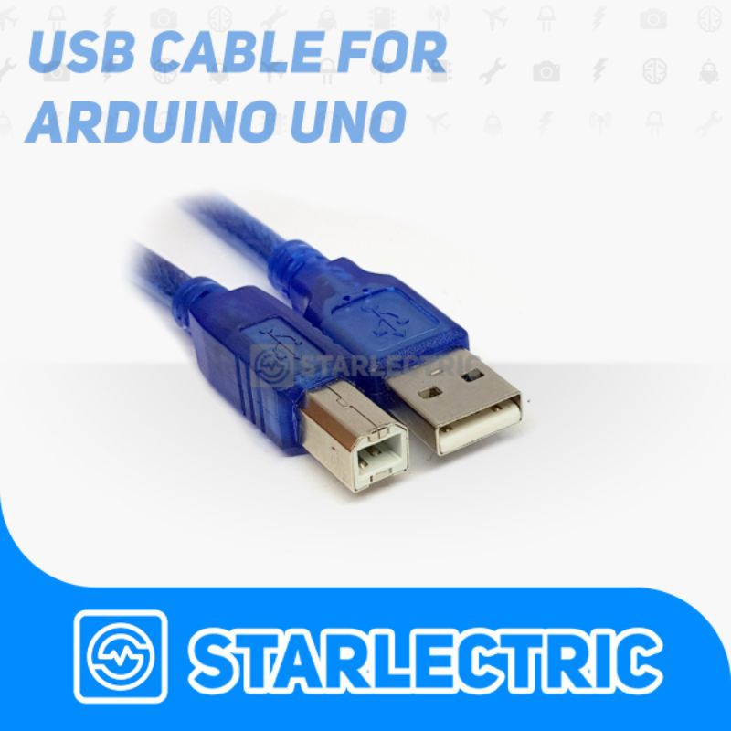 Jual Kabel Arduino UNO MEGA USB A TO USB B | Shopee Indonesia