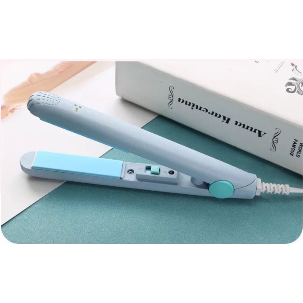 Jual Catokan Mini Alat Catok Rambut Mini 2in1 Set Lurus dan Keriting ...