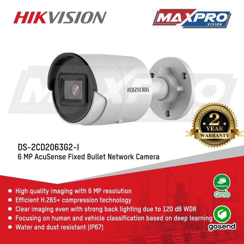 Jual Ds 2cd2063g2 I Ip Camera 6mp Hikvision Shopee Indonesia