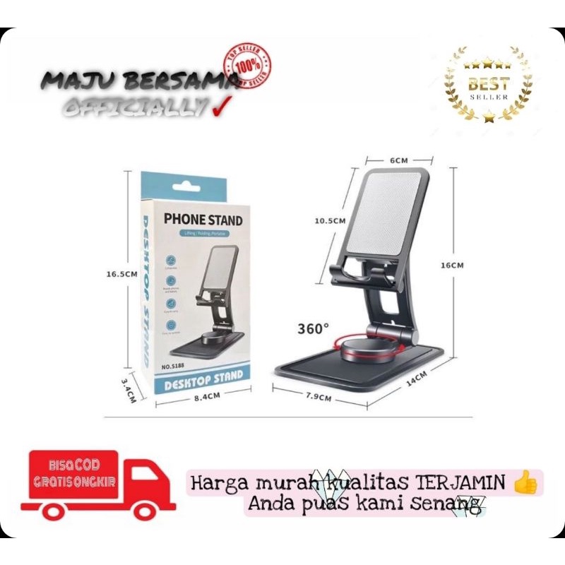Jual [MB] Phone Holder HP Meja Hd 45 Rotation 360 Degree Stand ...