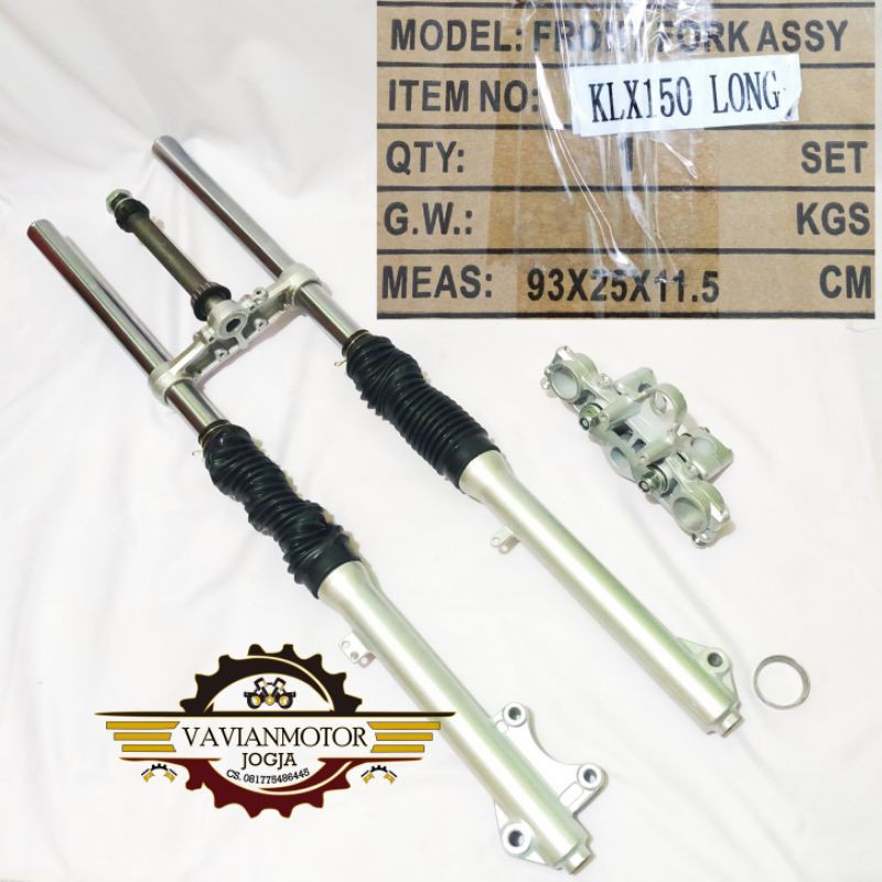 Jual SHOCK DEPAN KLX 150 L 150L MODEL ASSY FRONT FORK ASSY SET | Shopee Indonesia