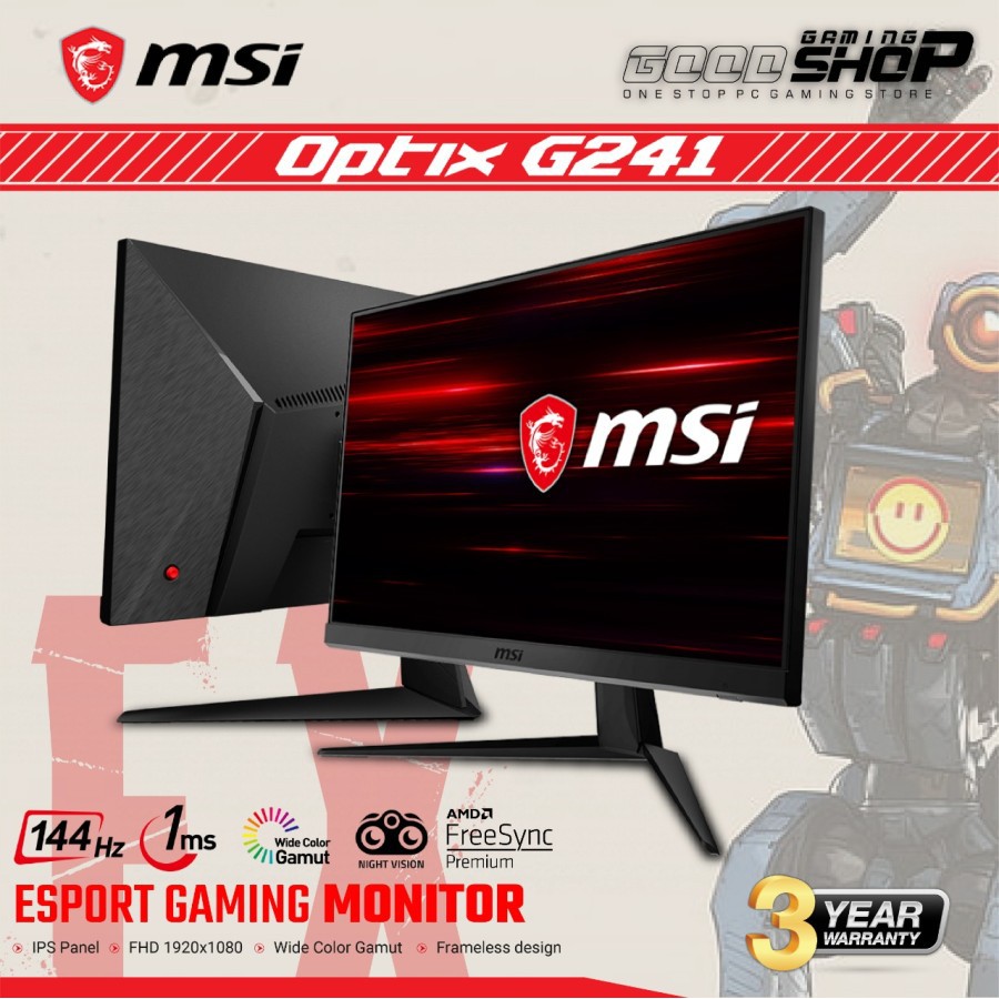 Jual MSi Optix G241 - Gaming Monitor | Shopee Indonesia