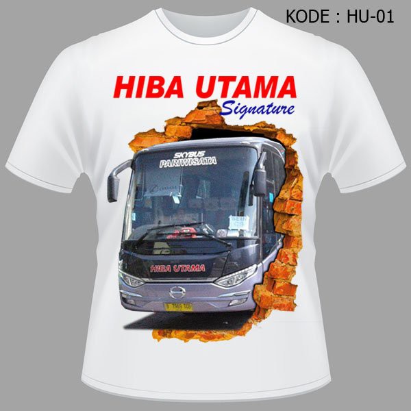 Jual Kaos Bis Hiba Utama Pariwisata, Shd, Scania, Bus, Jetbus, Bmc ...